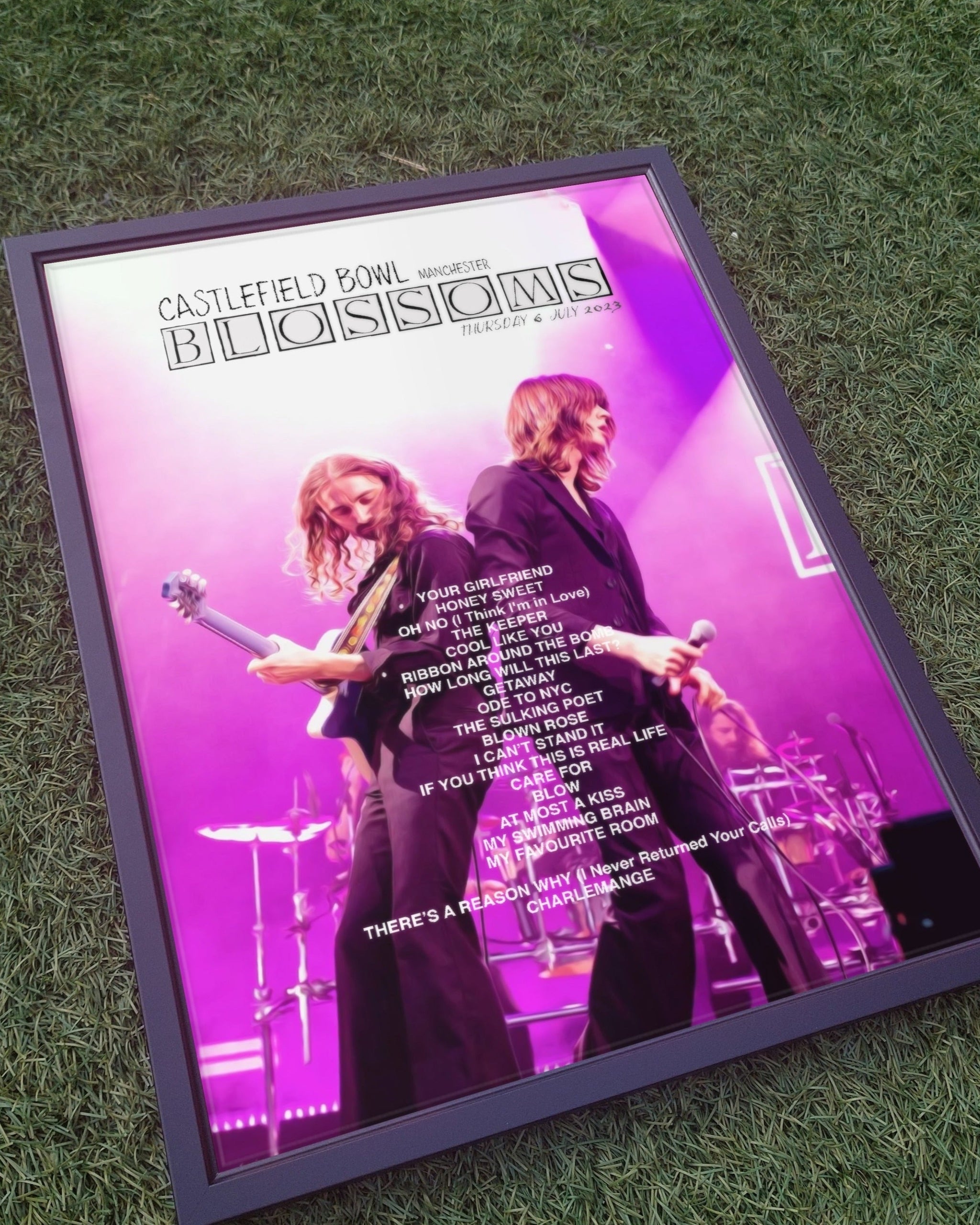 Custom Gig Setlist Print – britrockheaven